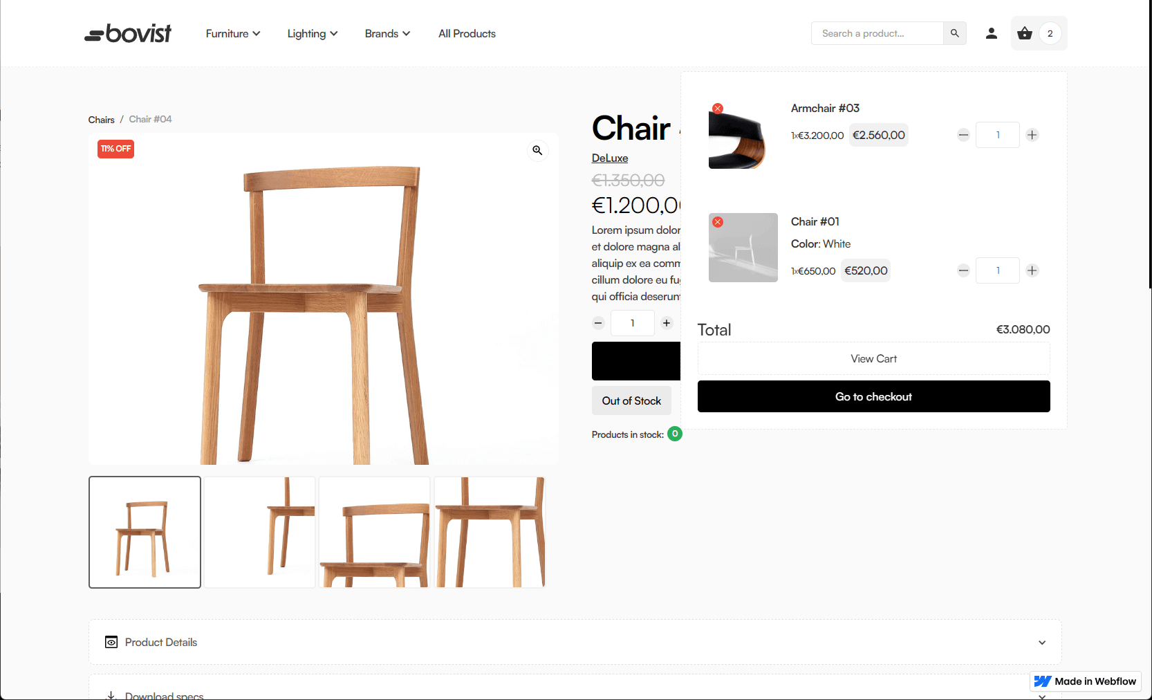 Webflow and Shopify, connected! | Smootify.io